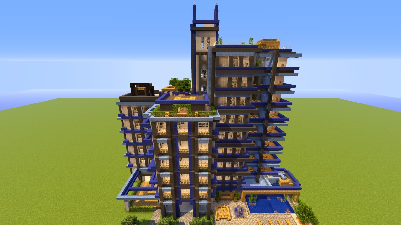 Large modern hotel 1 Minecraft Map