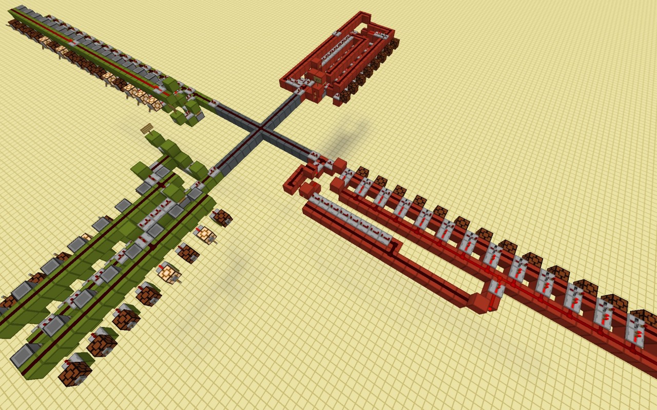 Redsotne 16 bit serial (USB) Minecraft Map