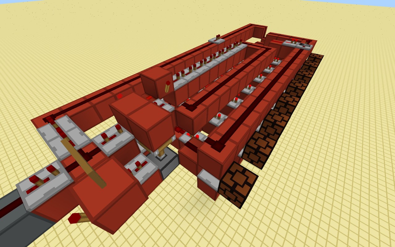 Redsotne 16 bit serial (USB) Minecraft Map