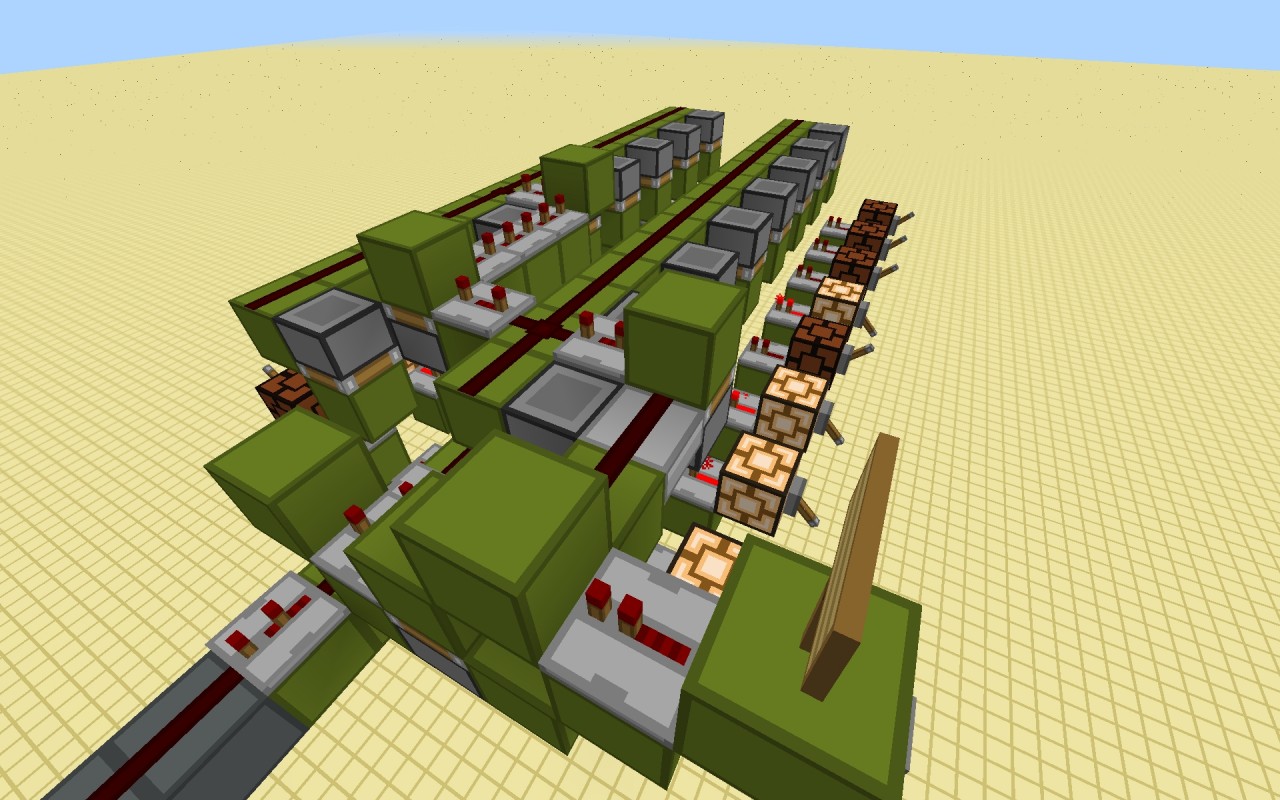 Redsotne 16 bit serial (USB) Minecraft Map
