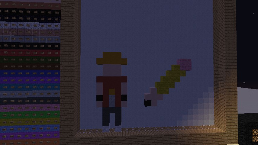 Minecraft Painter Using Redstone Minecraft Map