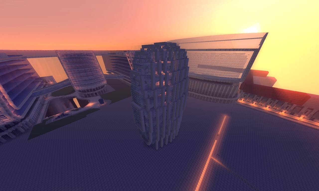 RC- Futuristic Office Building! Minecraft Map
