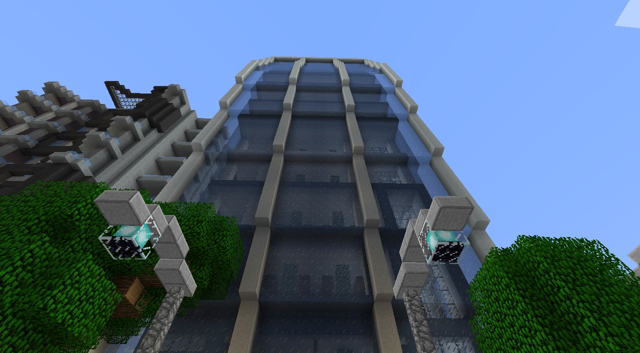 Modern Skyscraper [Oval Tower] Minecraft Map