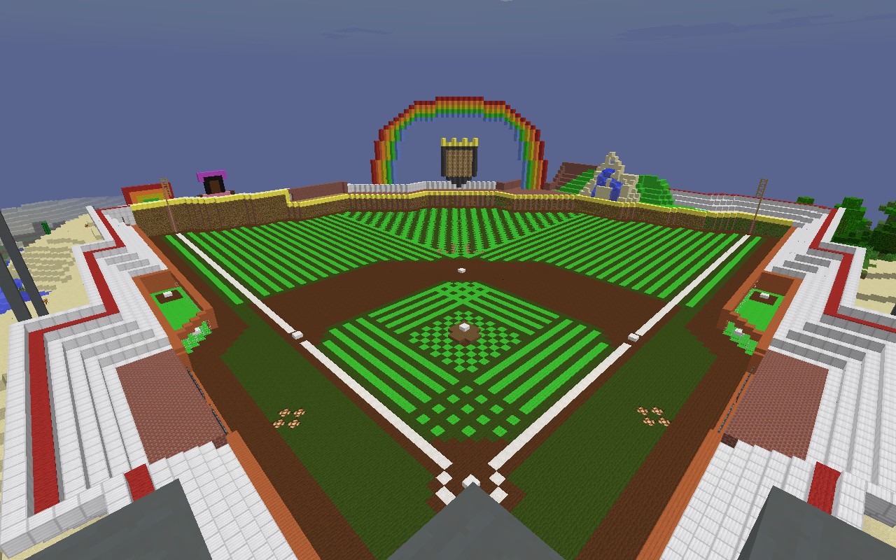 Baseball park Super detailed Minecraft Map