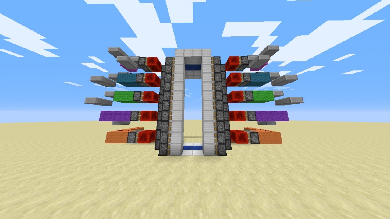 10x4 Piston Door [Super Compact] - DextroBuilds Minecraft Map