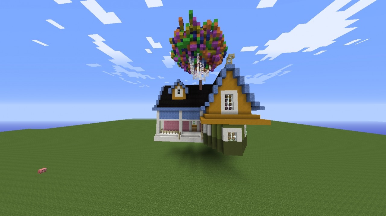 The "Up" House - DextroBuilds Minecraft Map