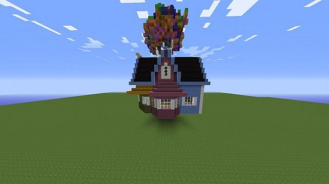 The "Up" House - DextroBuilds Minecraft Map