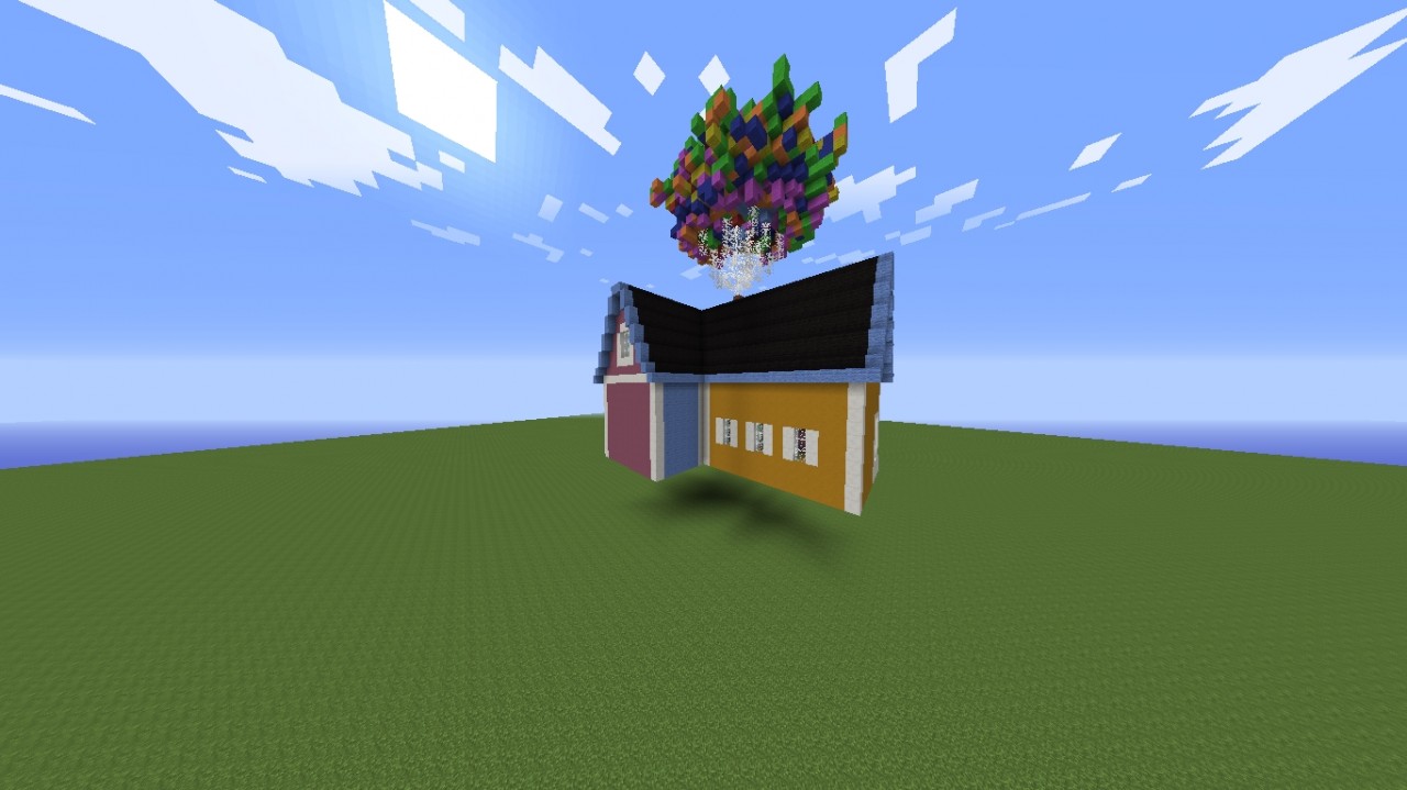 The "Up" House - DextroBuilds Minecraft Map