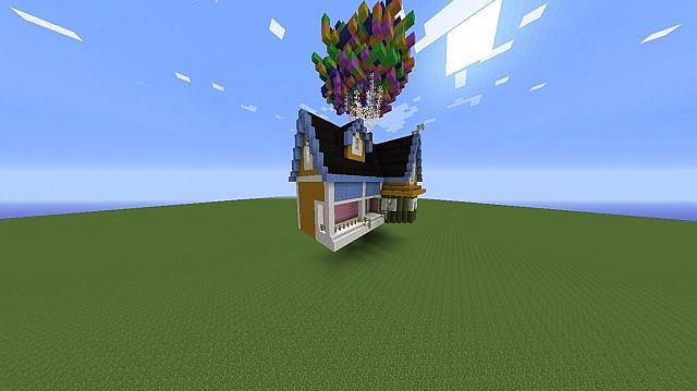 The "Up" House - DextroBuilds Minecraft Map