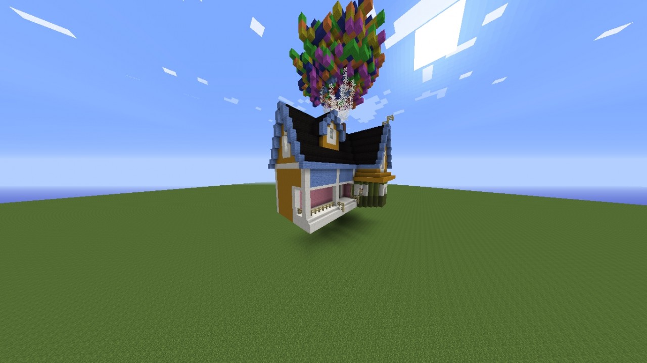 The "Up" House - DextroBuilds Minecraft Map