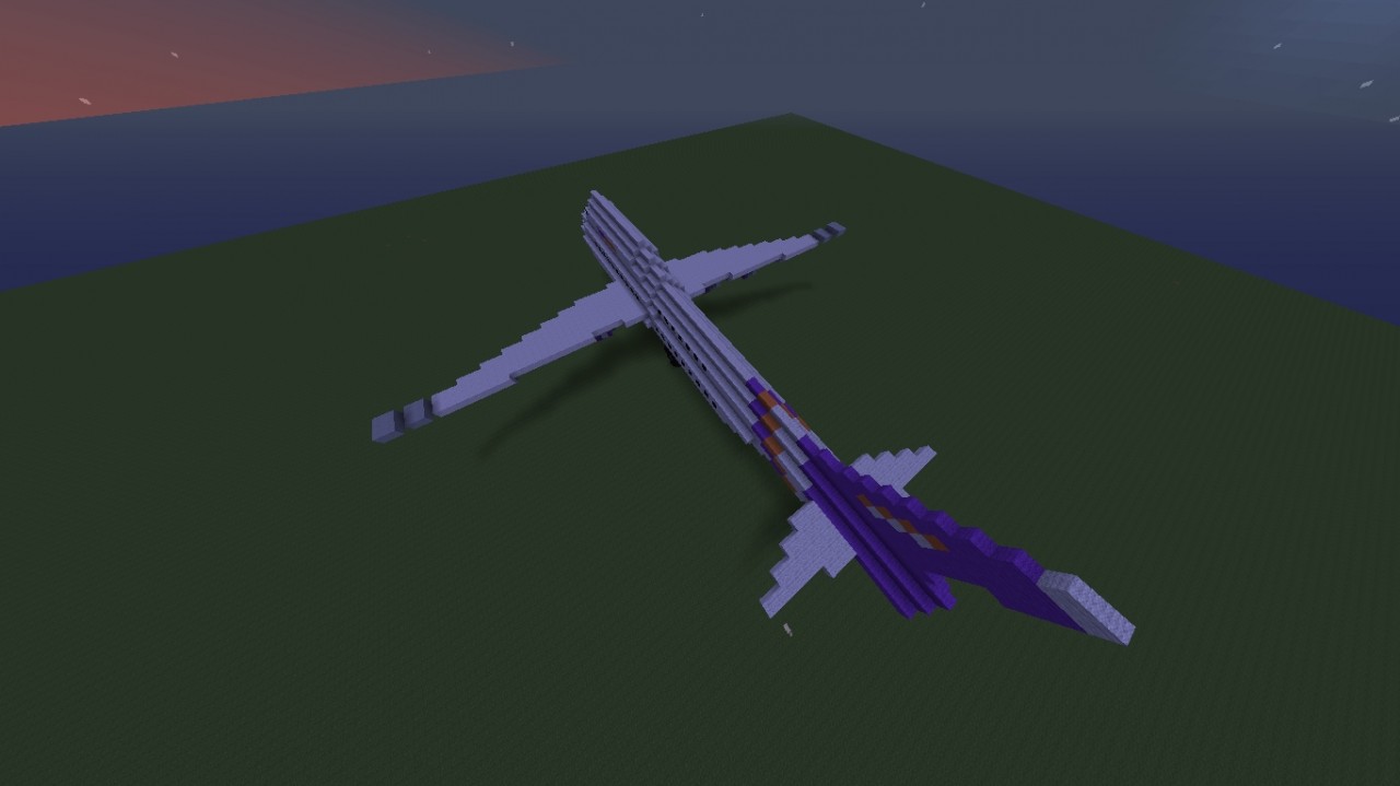 Boeing 747 Jumbo Jet [6th Biggest Plane] DextroBuilds Minecraft Map