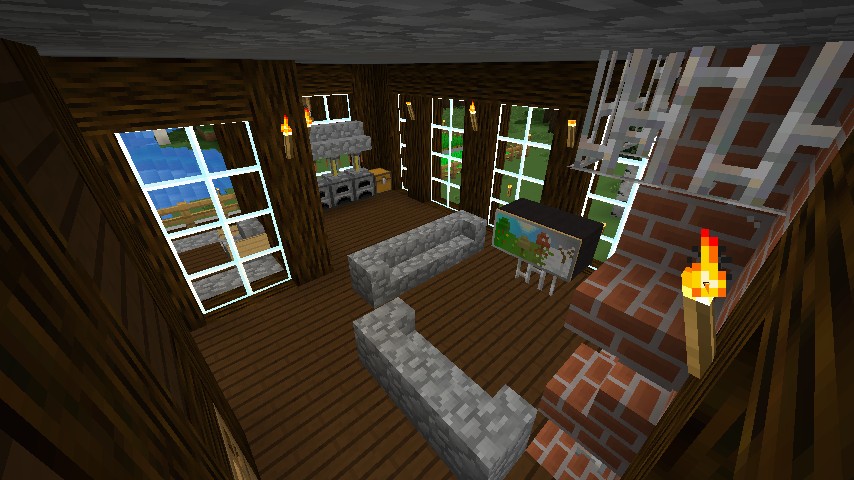 Forest house Minecraft Map