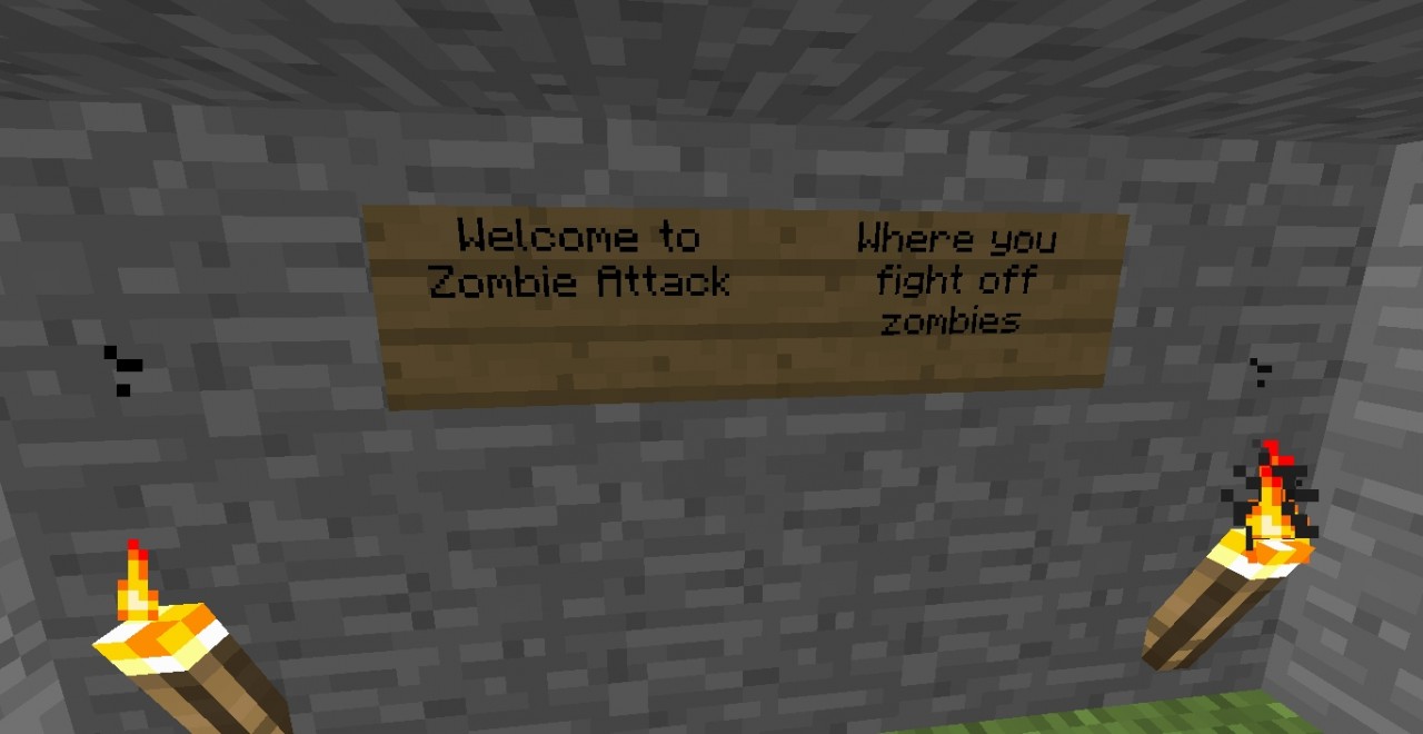 Zombie Attack Minigame Minecraft Map