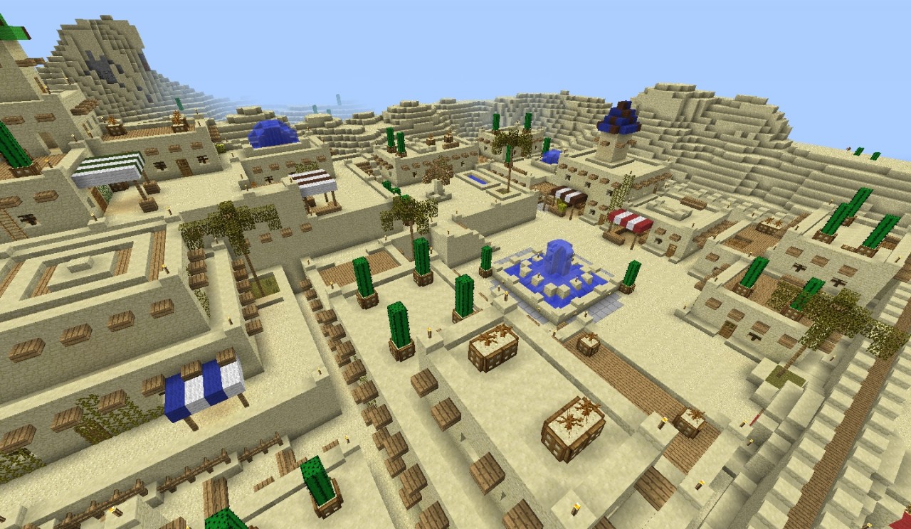 Desert town Minecraft Map