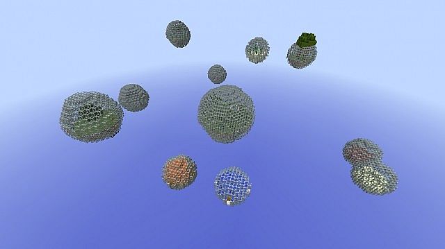 Floating Spheres Minecraft Map