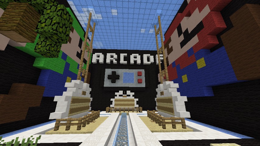Arcade Server Spawn! 1.8 Minecraft Map