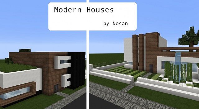 Modern Houses [Download] Minecraft Map