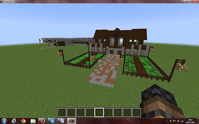 The Castle and Farm House Minecraft Map
