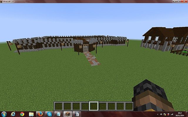 The Castle and Farm House Minecraft Map