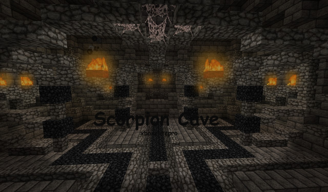 Small Scorpion Cave/Dungeon Minecraft Map