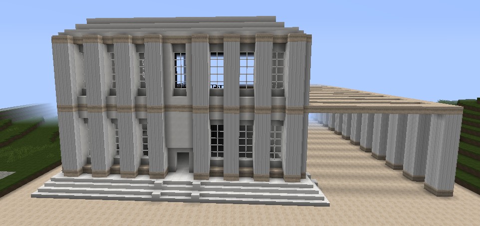 Large Building (Possible Museum?) Minecraft Map