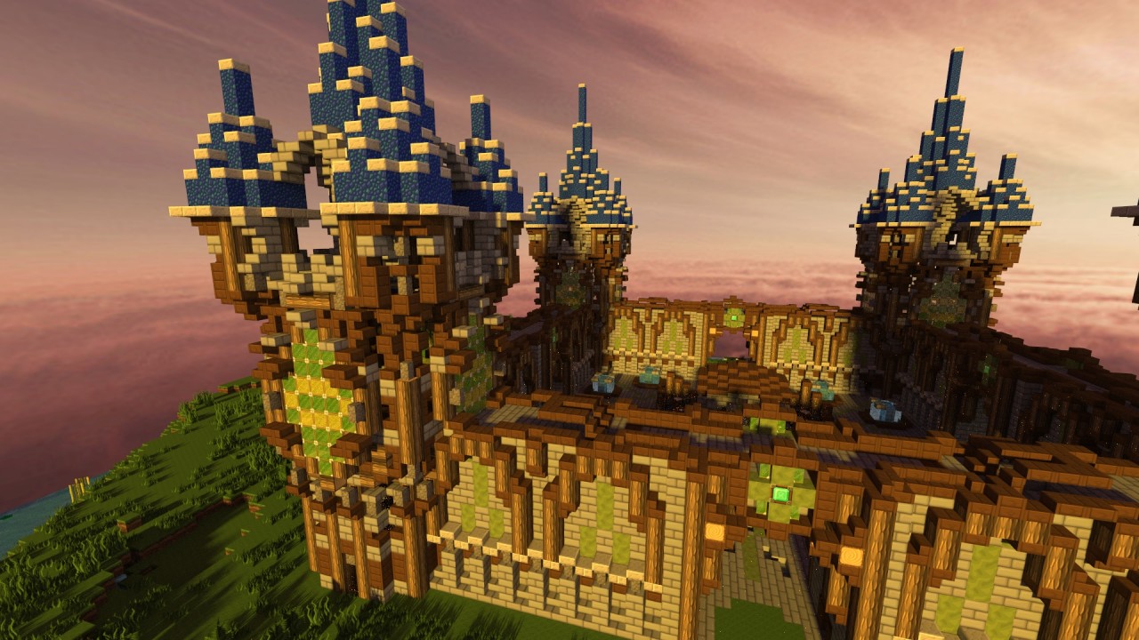 Faction Server Spawn | Fantasy Build Minecraft Map