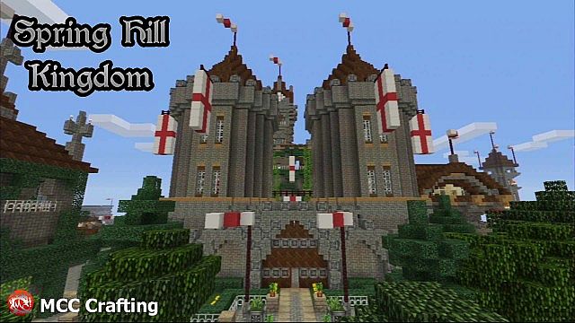My first world. Spring Hill Kingdom. Colourful Medieval Style Castle ...