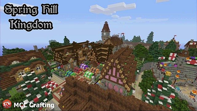 My first world. Spring Hill Kingdom. Colourful Medieval Style Castle ...