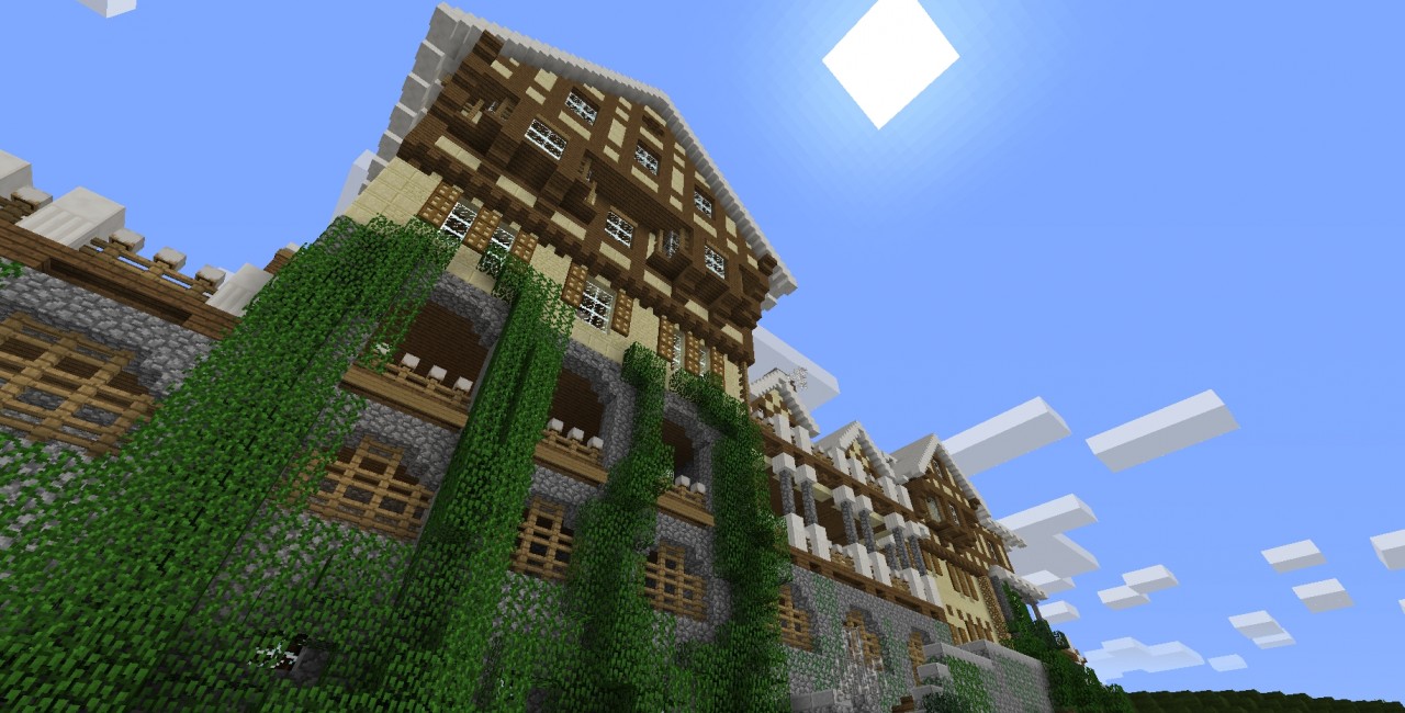 Mansion Halcyon Hall Minecraft Map