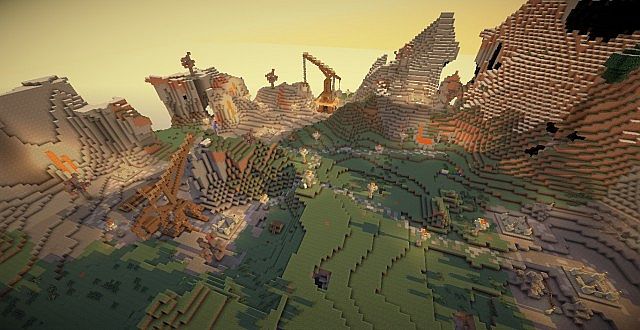 Medieval Mountain Workshop Minecraft Map