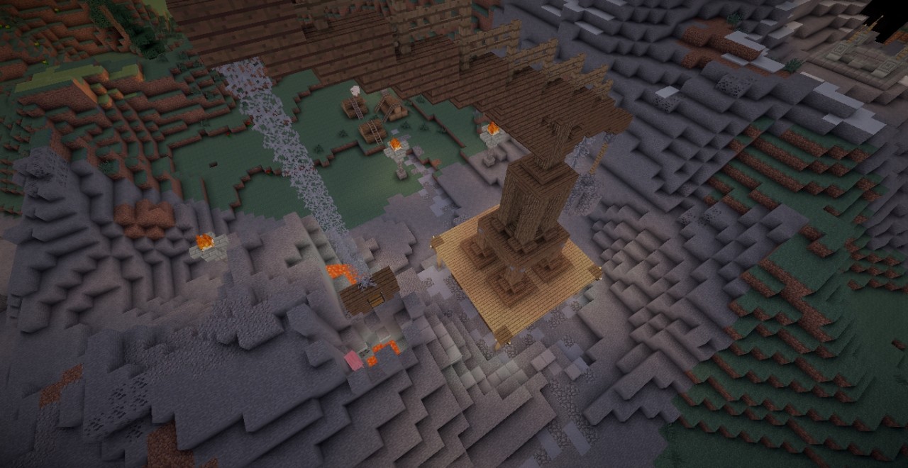 Medieval Mountain Workshop Minecraft Map