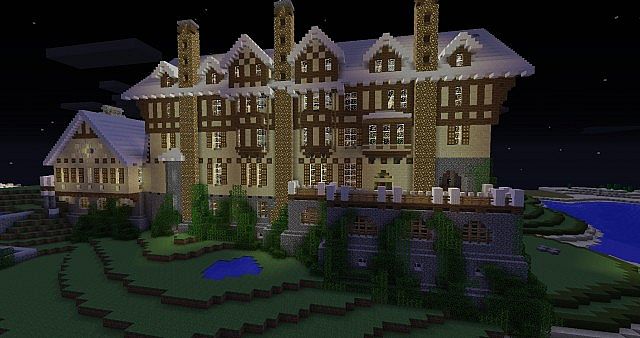 Mansion Halcyon Hall Minecraft Map