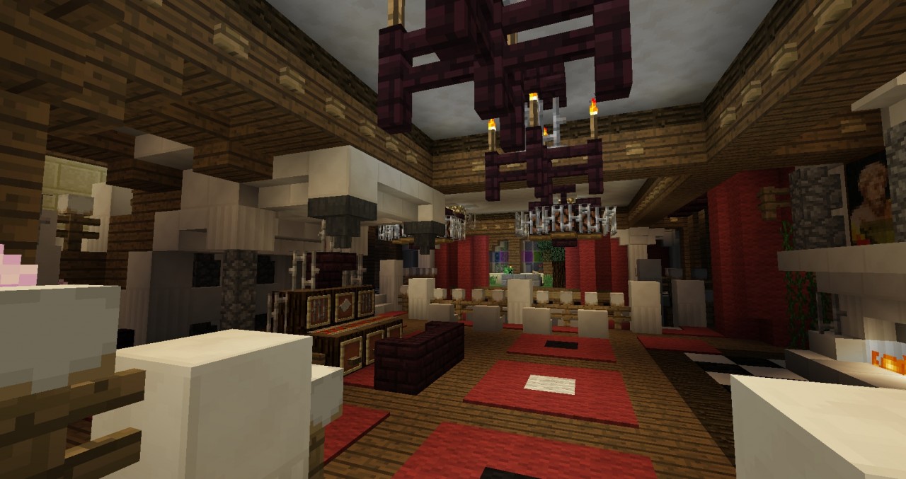 Mansion Halcyon Hall Minecraft Map