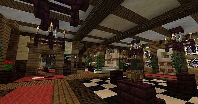 Mansion Halcyon Hall Minecraft Map