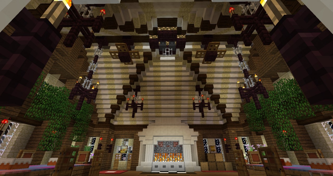 Mansion Halcyon Hall Minecraft Map