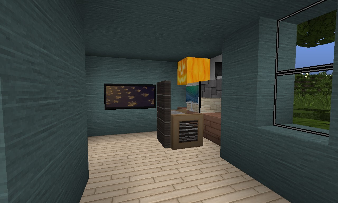 15x15 Modern House Minecraft Map