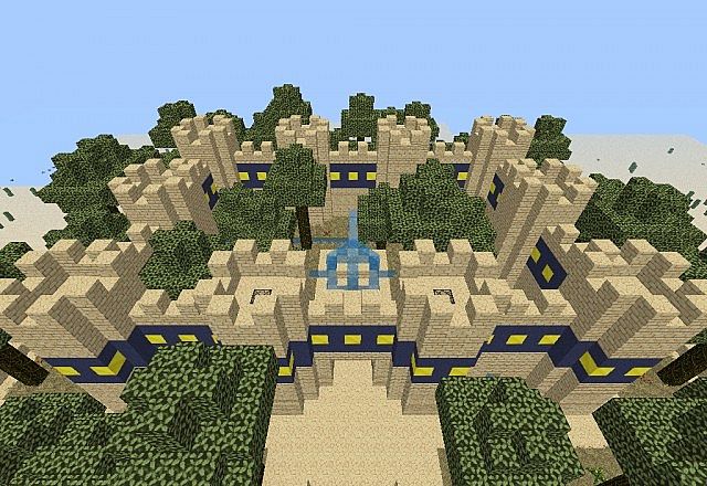 Hanging Gardens of Babylon and Ishtar Gate Minecraft Map