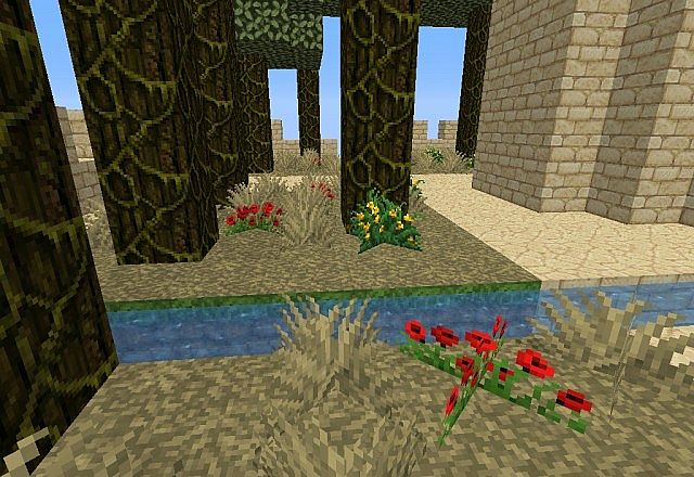 Hanging Gardens of Babylon and Ishtar Gate Minecraft Map