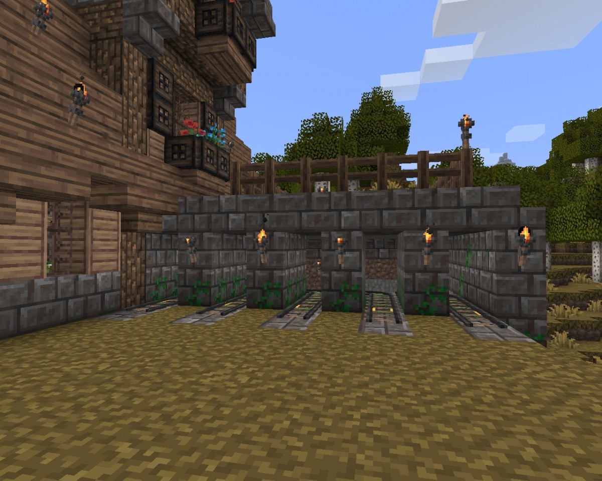 Track Station Medieval Minecraft Map