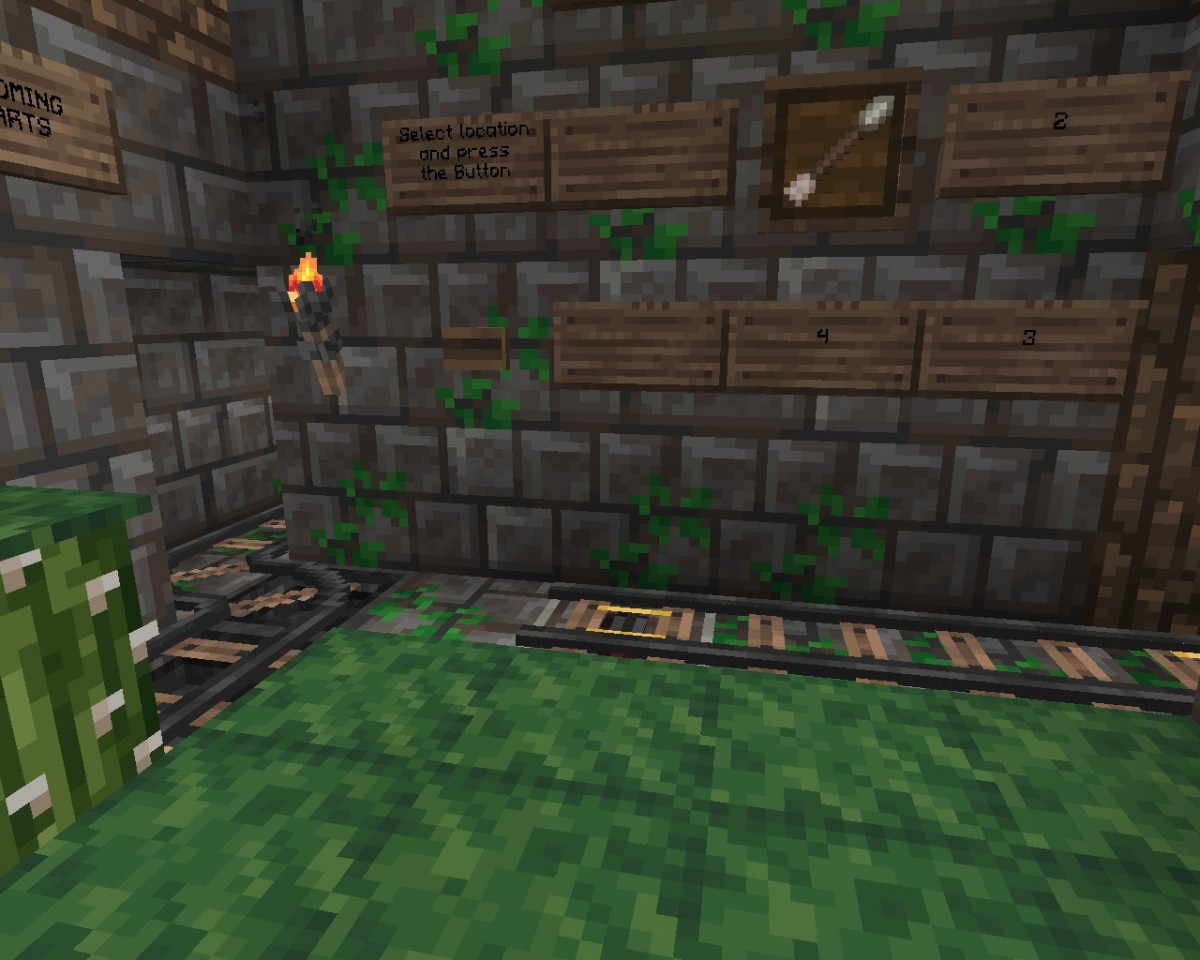 Track Station Medieval Minecraft Map