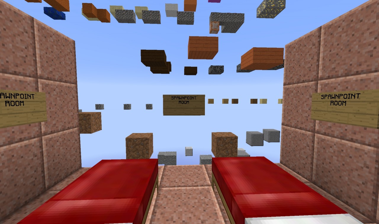 Most blocks parkour Minecraft Map