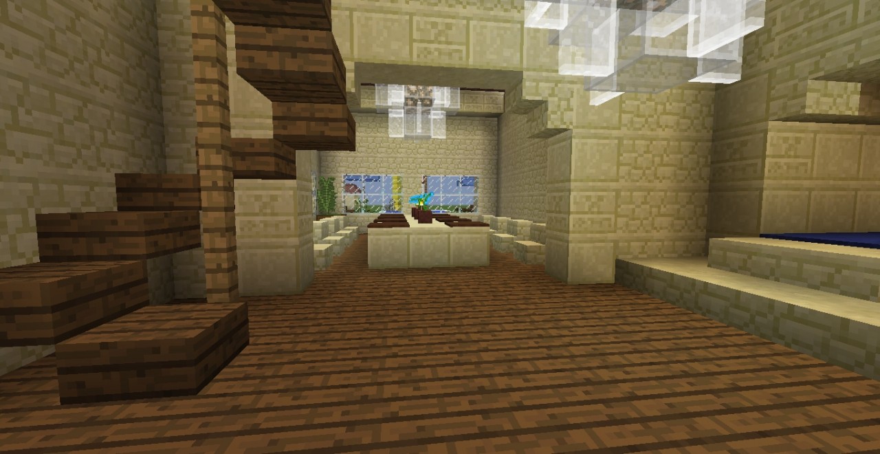 Medium Size Spanish House Minecraft Map