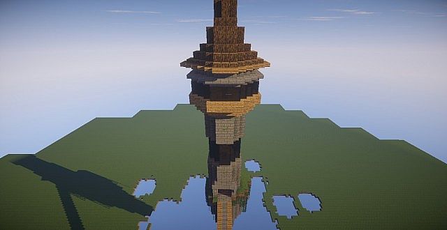 Simple floating tower Minecraft Map