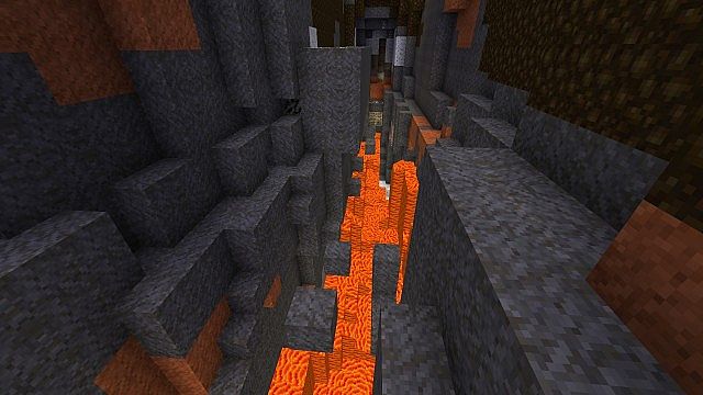 Ravine parkour Minecraft Map