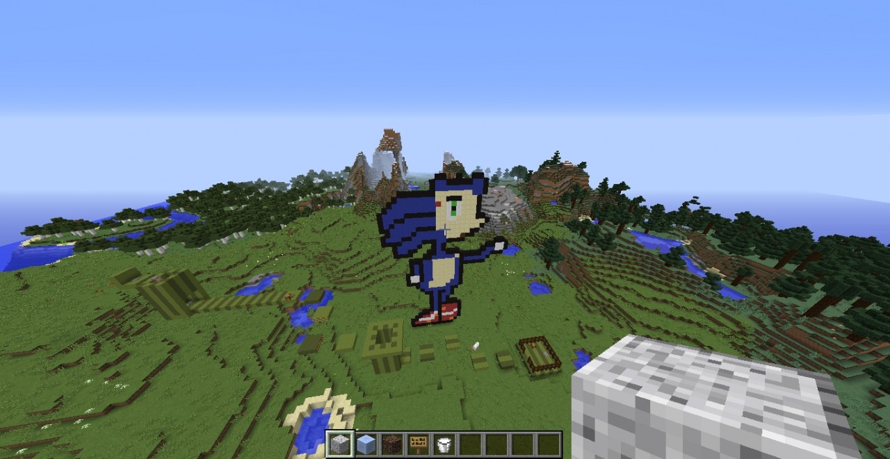 Sonic Parkour Map - Dutch project - GameMeneer Minecraft Map