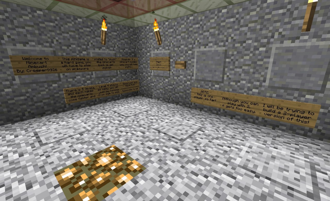 Minecart Ambush Minecraft Map