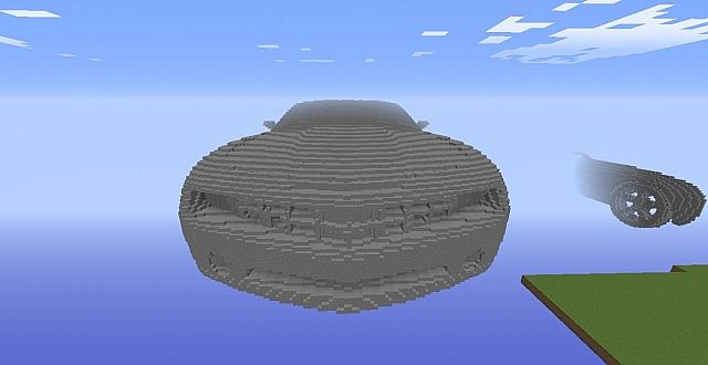 Chevrolet Camaro in 3D Minecraft Map