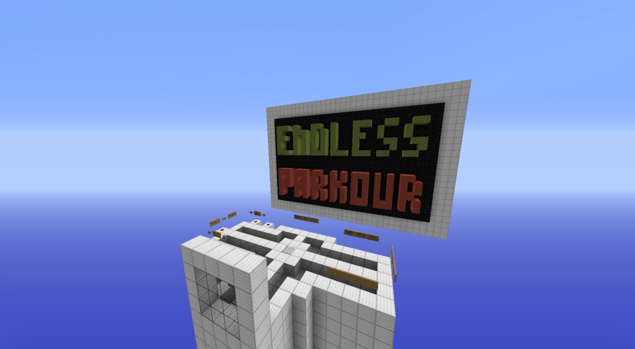 Endless Parkour - Minecraft Parkour Map Minecraft Map