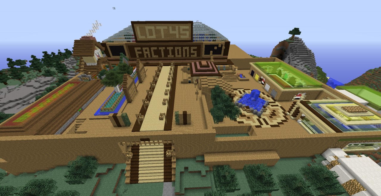 Factions: Earn Ranks to unlock new Kits, Warps, Commands! Minecraft Server