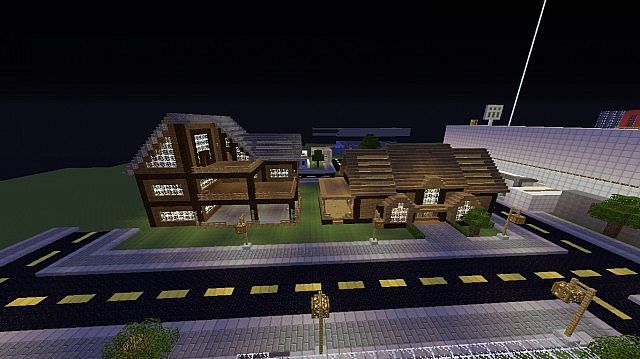 Base ball Stadium + epic city Minecraft Map